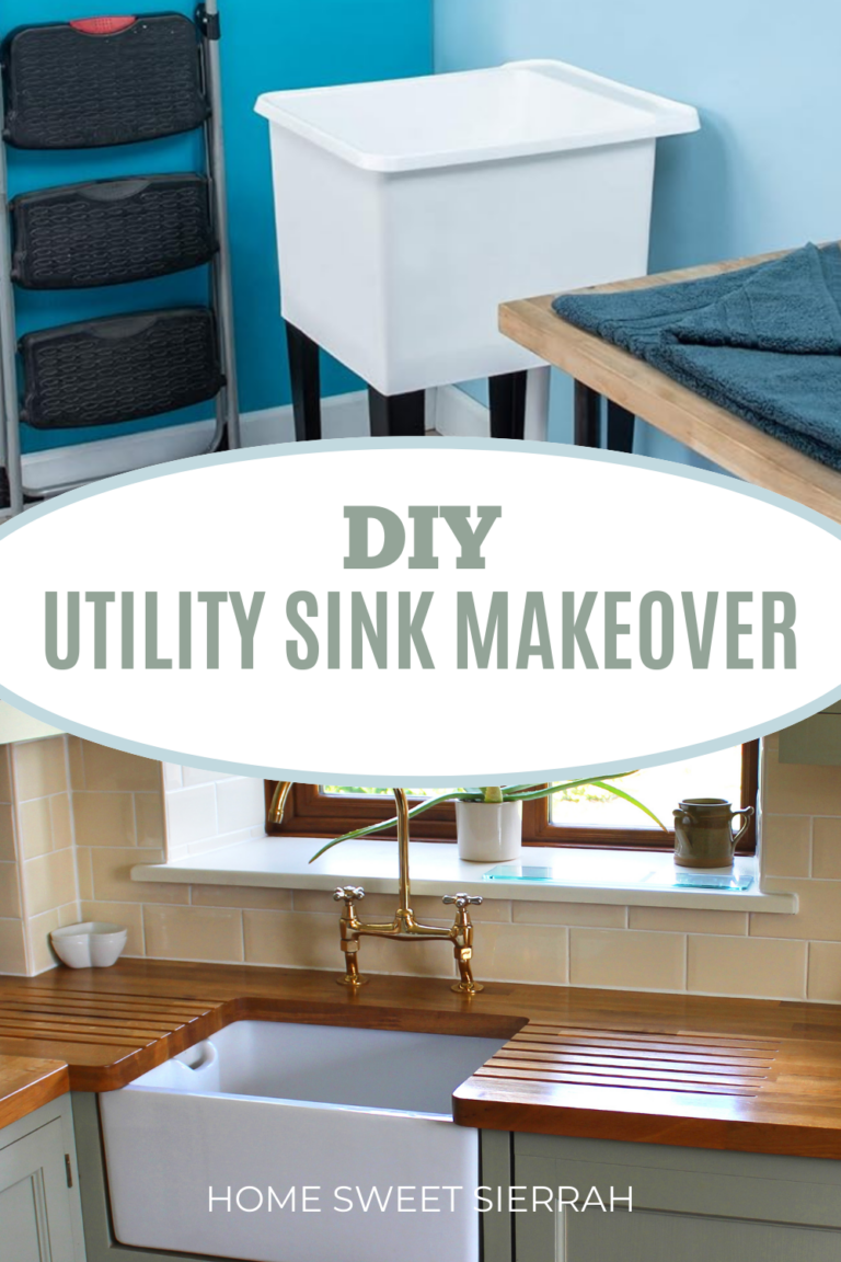 DIY Utility Sink Makeover - homesweetsierrah.com