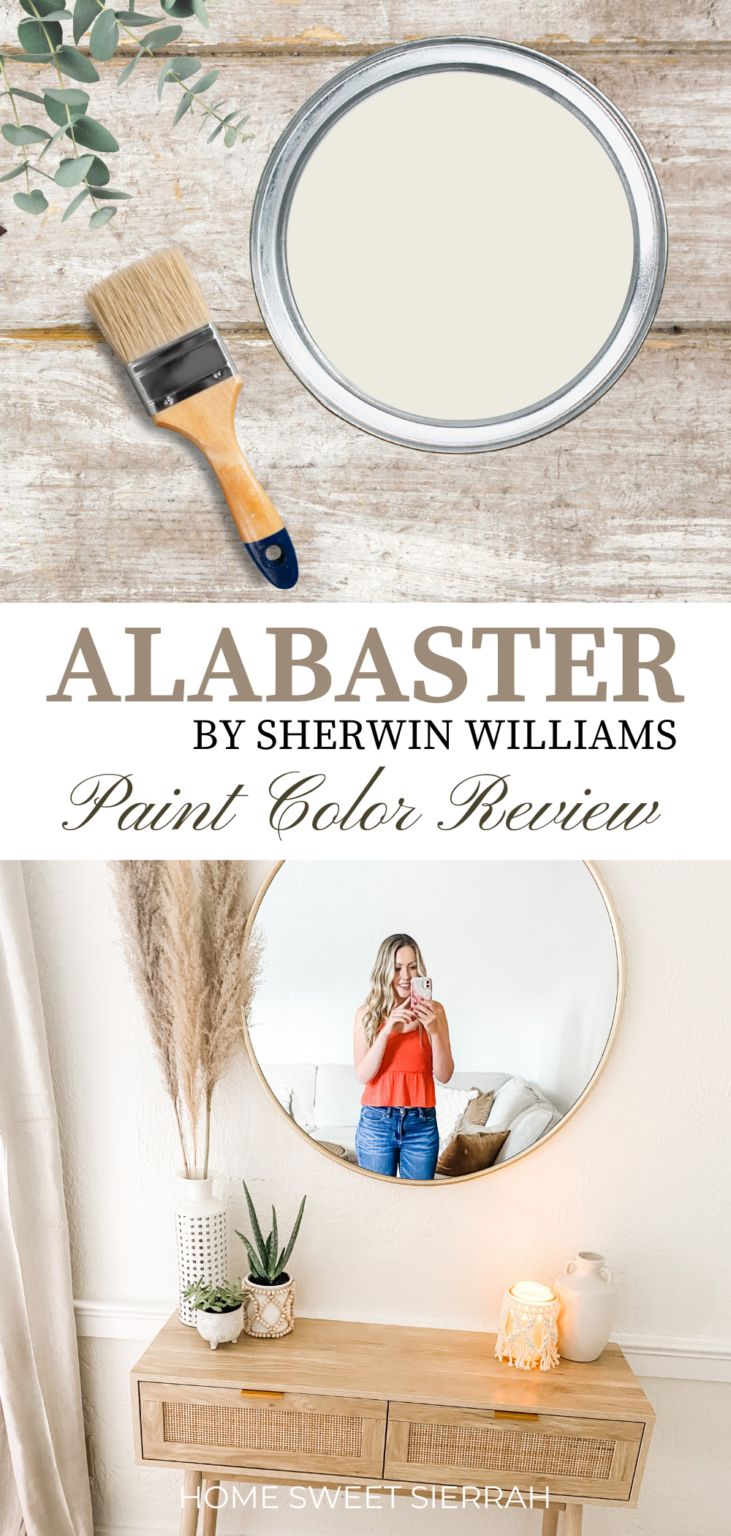 Sherwin Williams Alabaster Color Review - homesweetsierrah.com